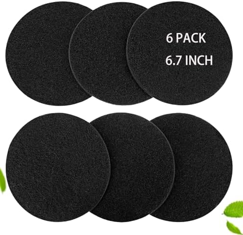 Amazon.com: 6.7inch Charcoal Filters for Kitchen Compost Bin Pail ...