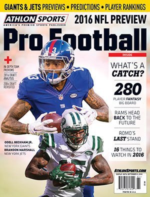 Athlon Sports 2016 Pro Football (NFL) Preview Magazine - New York ...