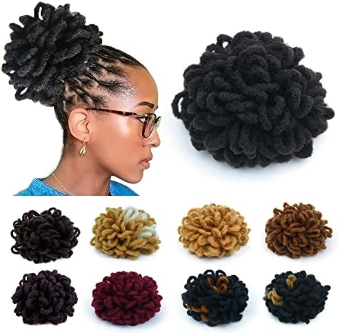 Amazon.com : Aisaide Dreadlock Black Hair Topper Synthetic Dreadlock ...