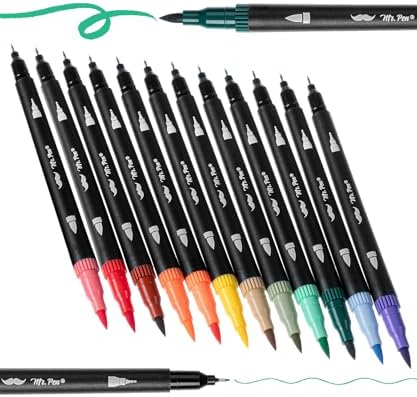 Amazon.com: Mr. Pen- Easter Basket Essentials, Dual Tip Brush Pens, 12 ...
