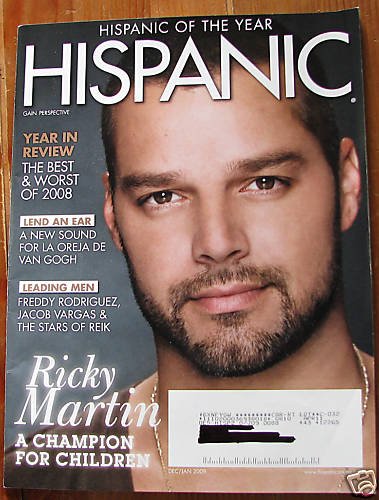 Hispanic Magazine Hispanic of the Year Ricky Martin, La Oreja de Van ...