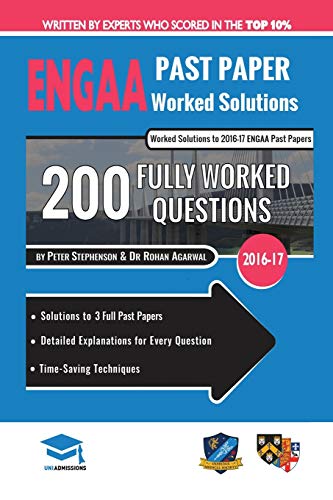 Snapklik.com : ENGAA Past Paper Worked Solutions: Detailed Step-By-Step ...