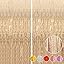2Pcs Rainbow Fringe Curtains HADEEONG 3.28ft x 6.56ft Colorful Foil ...