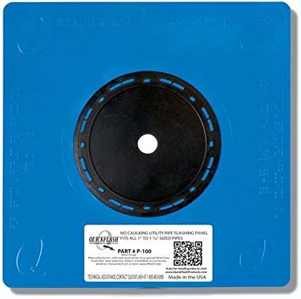 Quickflash Plumbing Flashing Panel P-100 + Free Shipping