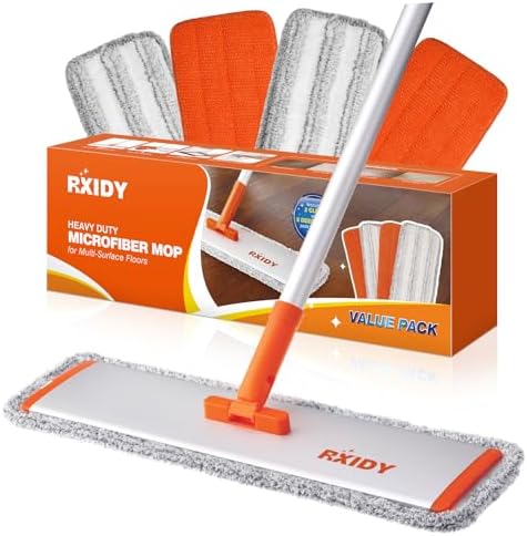 Amazon.com: Don Aslett's Paisley 12" Mop with 4 Reusable Microfiber ...