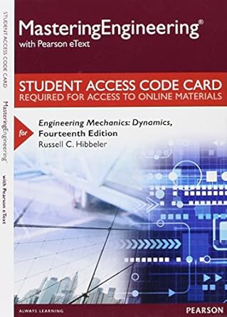 Mastering Engineering with Pearson eText - Access Card - for Engineering Mechanics: Dynamics ...