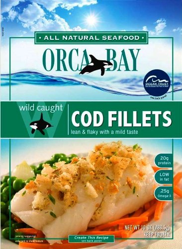 Amazon.com: Orca Bay, Alaskan Cod Fillets skinless boneless 10 oz ...