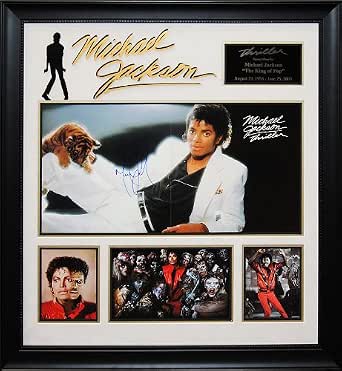 Michael Jackson Signed Thriller poster at Amazon's Entertainment ...