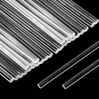 Amazon.com: 120 PCS Cake Topper Sticks, Acrylic Sticks, 8 Inch 2mm ...