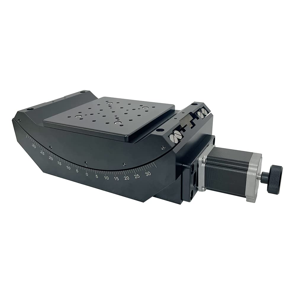 Precision Motorized Goniometer Stage Optical Radian Tilt Slide Platform ...