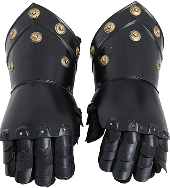 Amazon.com: Medieval Knight Gothic Warrior Functional Gloves ...