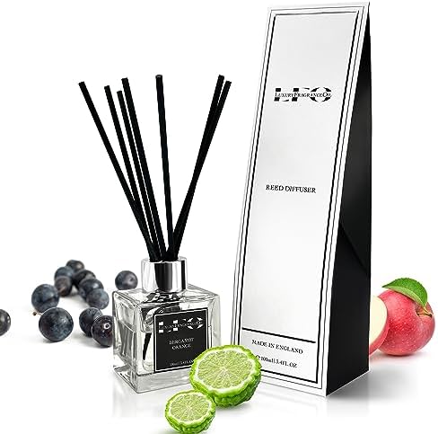 LuxuryFragranceOil Reed Diffuser - Bergamot Orange Fragrance | Highly ...