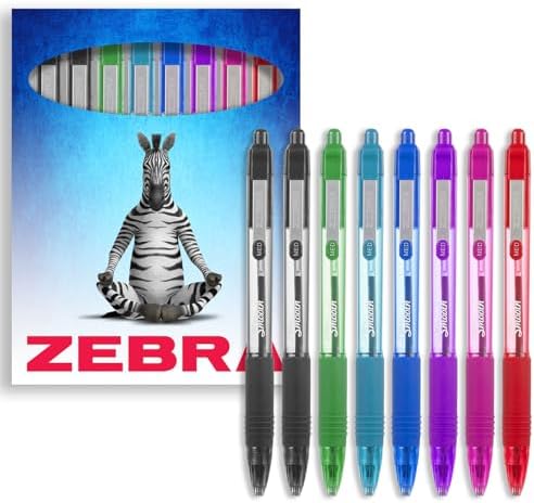 Zebra Z-Grip Retractable Ballpoint Pen - 0.7mm Nib - Black & Blue Ink ...