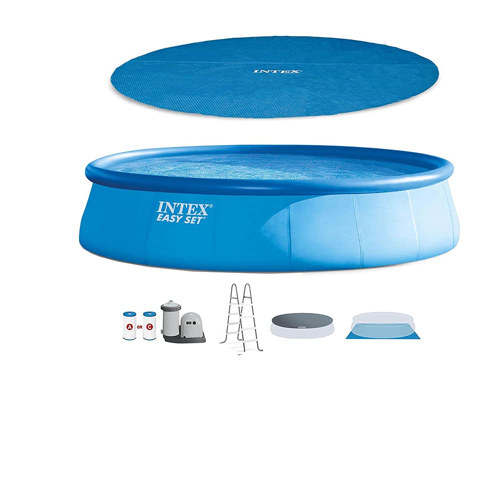 Amazon.com: Intex 48in x 18ft Inflatable above Ground Pool with Ladder ...