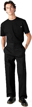Amazon.com: Dickies Loose Fit Double Knee Work Pants. Black, 28 32: Clothing, Shoes & Jewelry