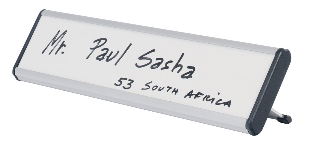 Bi-Silque NPL01011 Table Name Plates; Wipe Clean and Dry : Amazon.co.uk ...