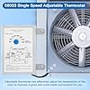 58033 Single Speed Adjustable Thermostat for Lomanco Lomancool 2000/ ...