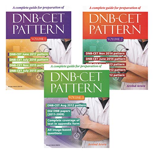 A Complete Guide For Preparation Of DNB-CET Pattern (Set Of 3 Volumes ...