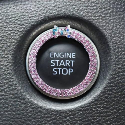 Amazon.com: ALITTLEBYLIFE Car Bling Ring Emblem Car Accessories for ...