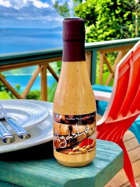 Amazon.com : Agashe Roasted Peanut Hot Sauce (8 oz, 1) : Grocery ...