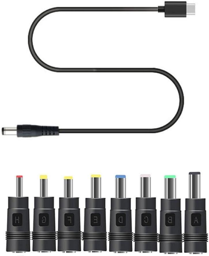 Amazon.com: Acinkeety TypeC to Cable DC5V to 12V WiFi to Powerbank- Cable Connector with 8 ...