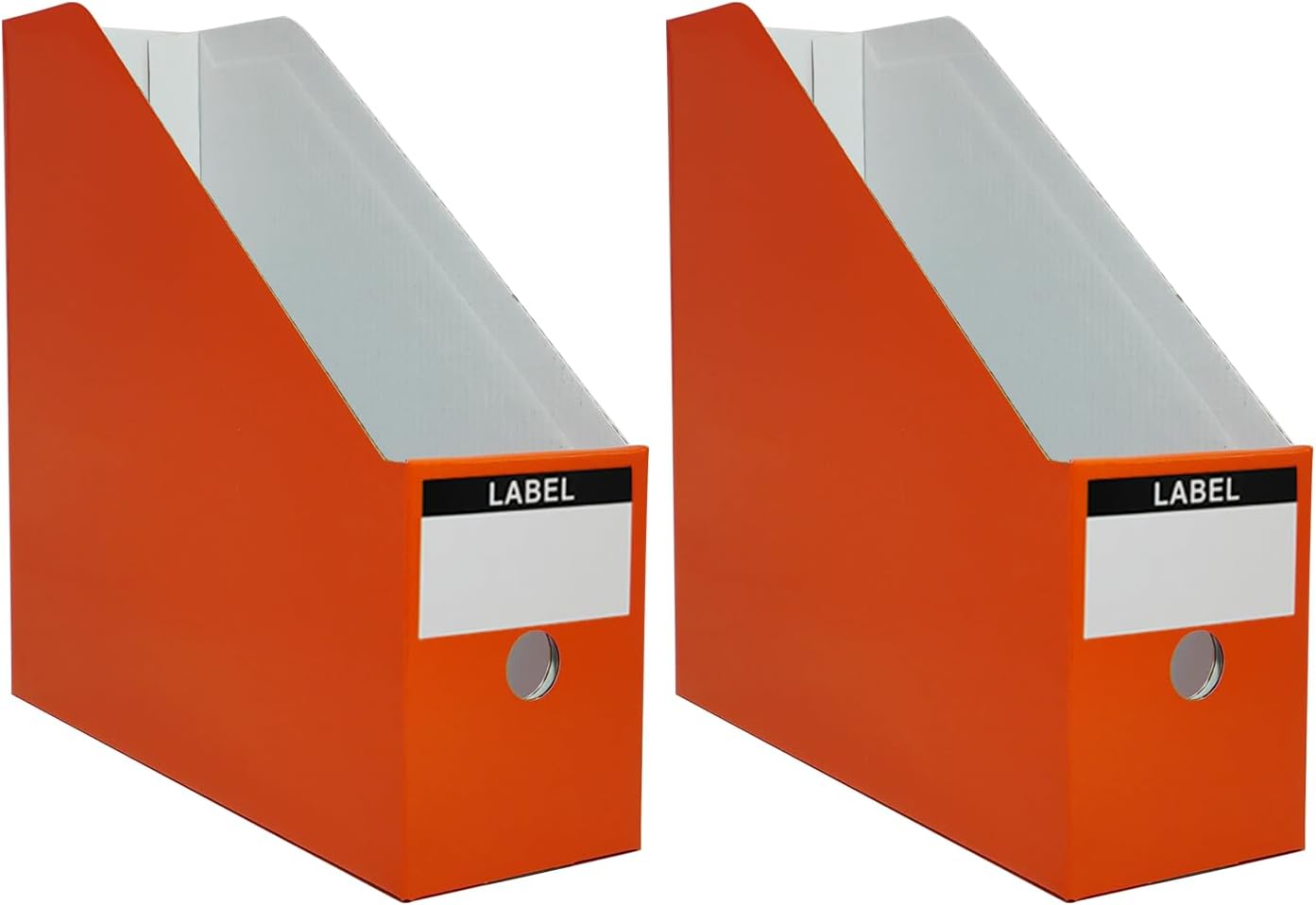 Amazon.com: Limitliho Orange-red Cardboard Magazine Holder (2 Pack ...