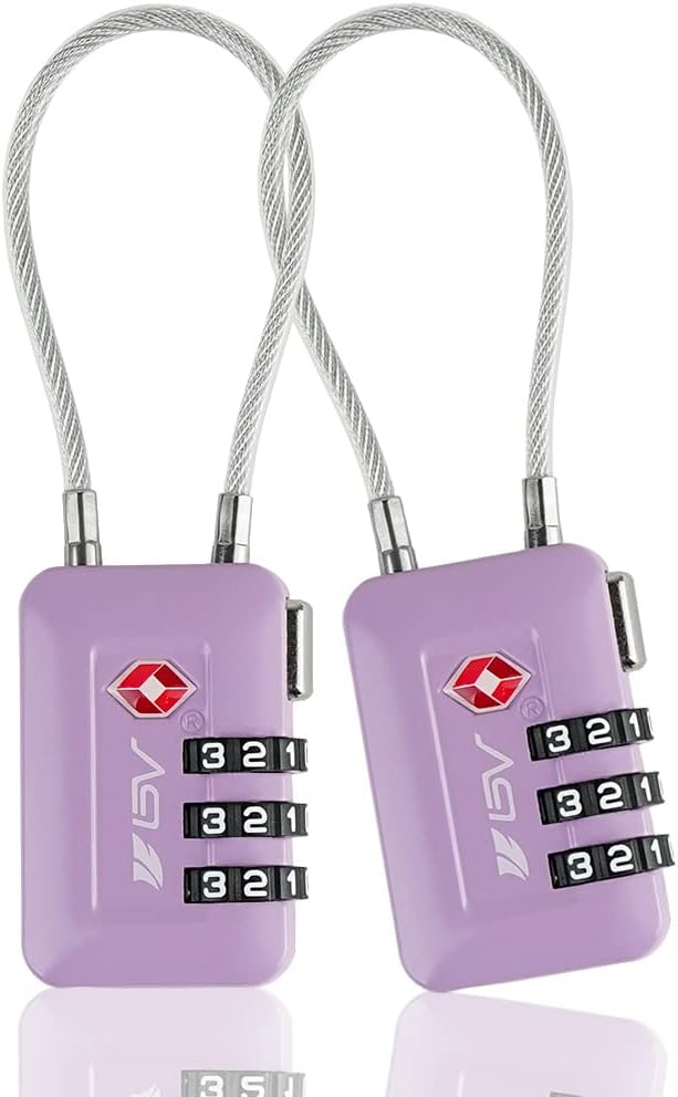 Amazon.com: TSA Accepted Luggage Travel Lock, Set-Your-Own Combination ...