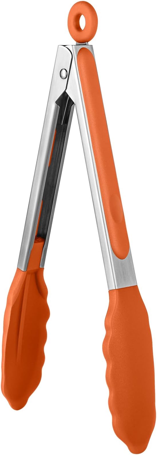 Amazon.com: 600ºF Heat Resistant Kitchen Tongs: U-Taste 9 inch Silicone ...