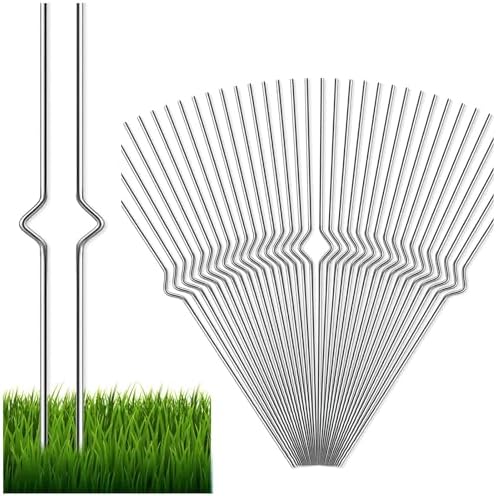 Amazon.com : Yard Sign Stakes - 56 Pack Heavy Duty Metal Wire Stakes ...
