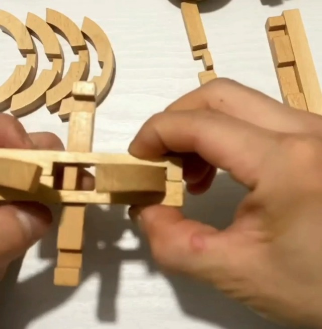 Watch Wooden Kongming Lock,3D Brain Teaser Puzzle on Amazon Live