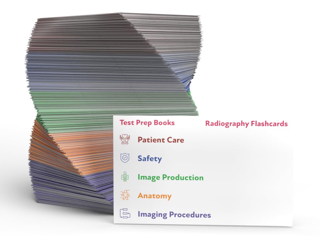 Snapklik.com : Radiography Exam Study Cards: Review Prep And Practice ...