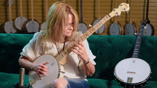 Watch Alison Brown Plays "Here Comes The Sun" On A Goodtime Banjo on ...