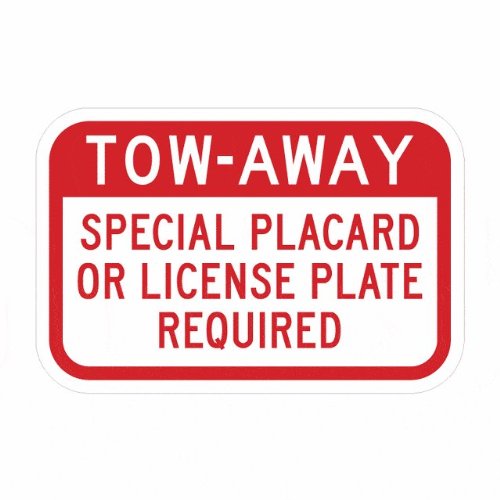Amazon.com: N-47, 12"x8" HIP, Tow-Away Special..California R-100A Sign ...