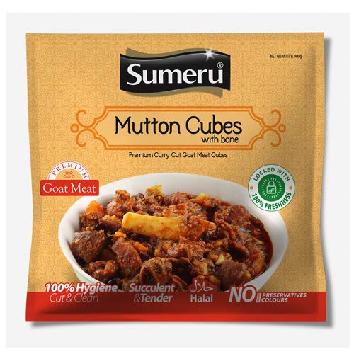Sumeru Mutton Cubes with Bone, 900g : Amazon.in: Grocery & Gourmet Foods