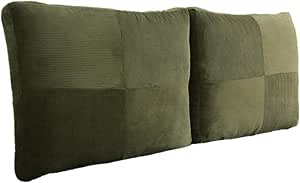 Amazon.co.jp: Generic Cotton Filled Bed Backrest Headboard Pillow ...
