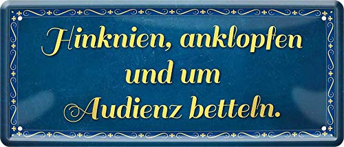 WOGEKA ART Hinknien, anklopfen und um Audienz bitten 1078 Decorative ...