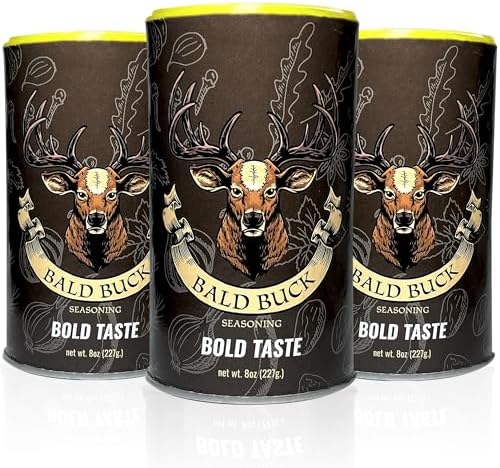 Amazon.com : Bald Buck Seasoning: Bold Taste & Slow Burn Combo (Pack of ...