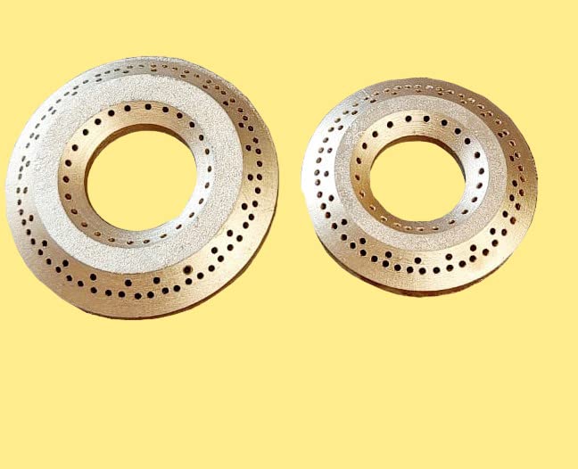 Induxin Cast Iron Gas LPG burner Set of 2 Compatible with all Stoves ...