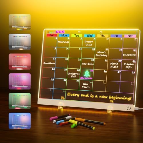 Amazon.com : OneNine LED Note Board with Colors, 2024 New Glowing ...