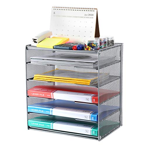 Snapklik.com : Samstar Paper Letter Tray, Metal Desk File Organizer