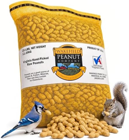 Amazon.com : Wakefield Premium Virginia Peanuts In-Shell for Squirrels ...