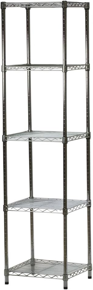Amazon.com: Shelving Inc. 18" d x 18" w x 72" h Chrome Wire Shelving ...