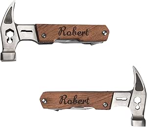 Custom Engraved Hammer Personalized Wooden Handle Multi Functional ...