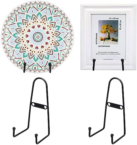 Amazon.com: Mocoum 4 Pack Wall Mount Plate Display Stands, Medium Wall ...