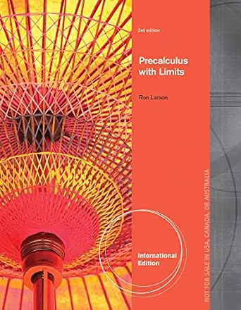 Precalculus with Limits: Ron Larson: 9781133954606: Amazon.com: Books