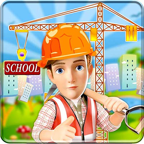 School Building Construction Site: Builder Game city Paint town girl ...