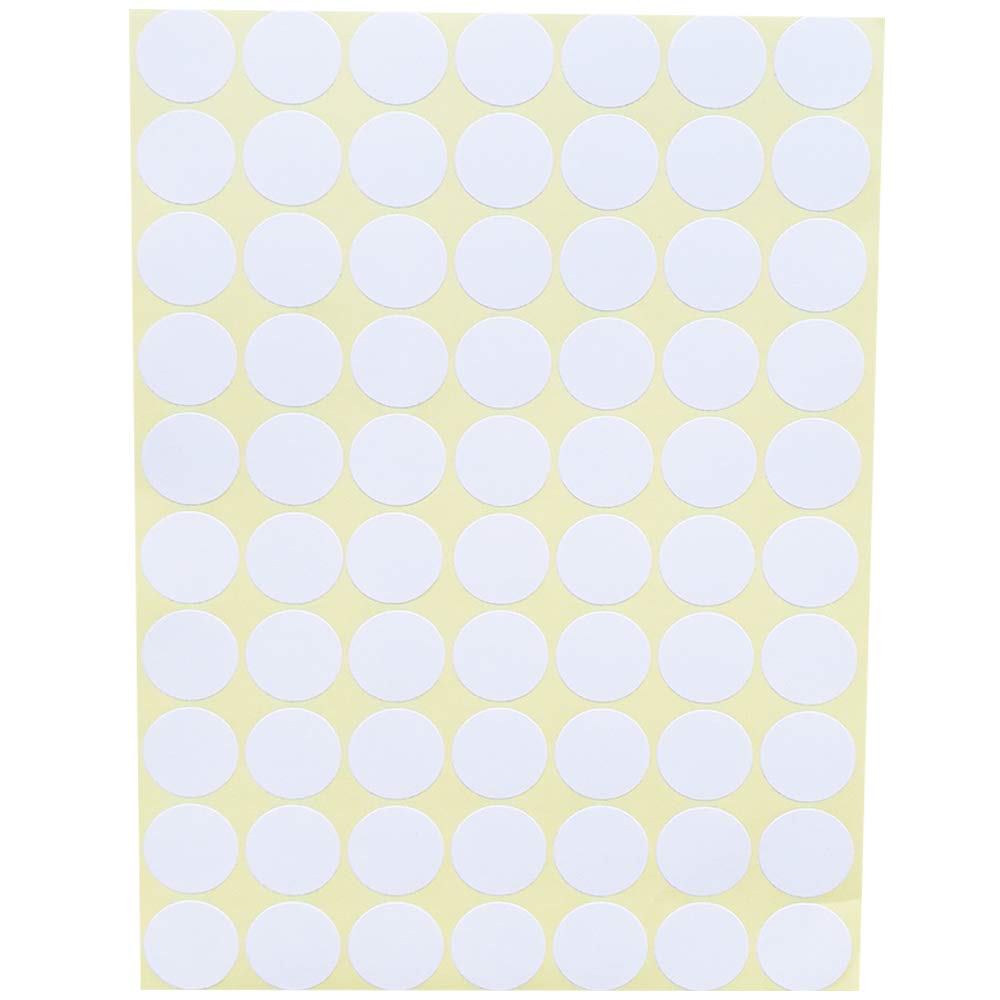 Snapklik.com : Yesallwas 1440 PCS Small Dot Stickers Round White 15 ...