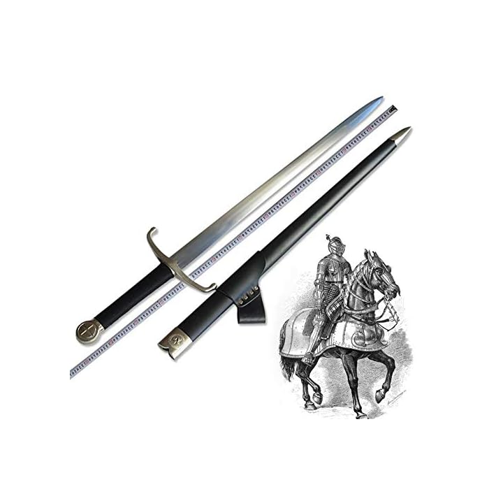 Buy GLW Sword European Medieval Scottish Highlands Claymore Sword ...