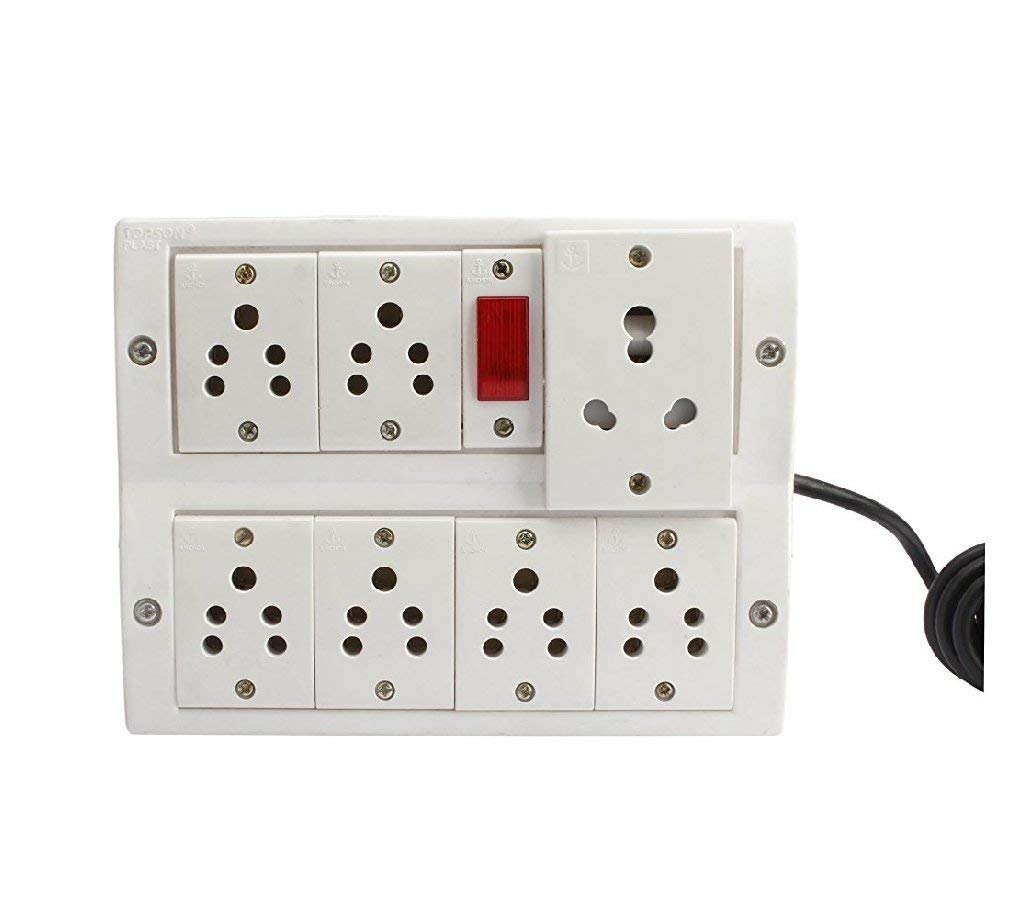 Buy Mr. BAHUL Power Strip Extension Multi Outlet Board Fitted with 6 ...