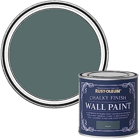 Rust-Oleum Chalky Wall Paint Deep Sea 125ml : Amazon.co.uk: DIY & Tools
